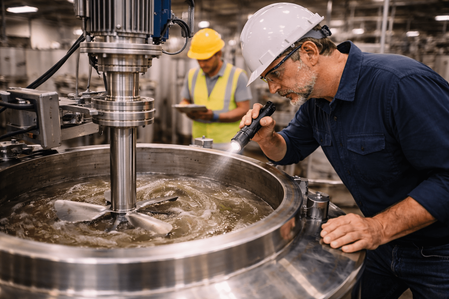 Misturador Aço Inox: Higiene Alimentar e Segurança NR-33